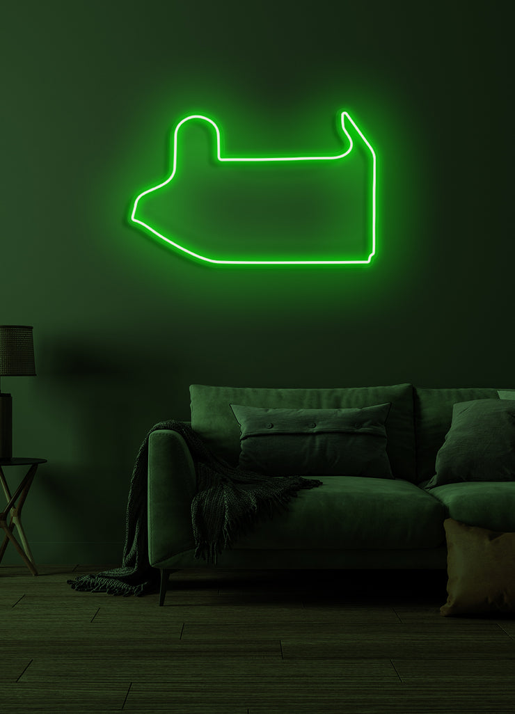 F1 Las Vegas Street Circuit track - LED Neon skilt – Neoncopenhagen