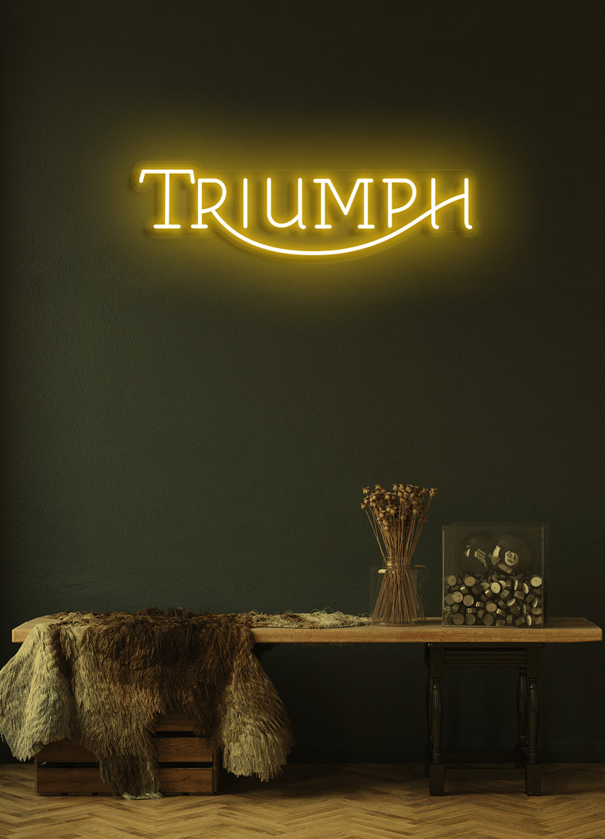 Triumph - LED Neon-Schirm – Neoncopenhagen